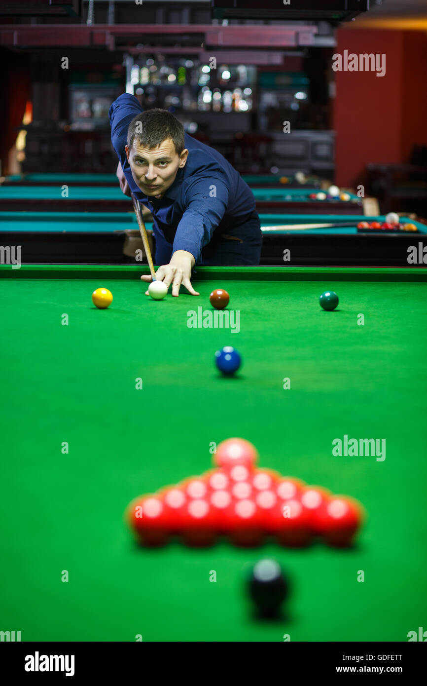Billiards player hi-res stock photography and images - Alamy