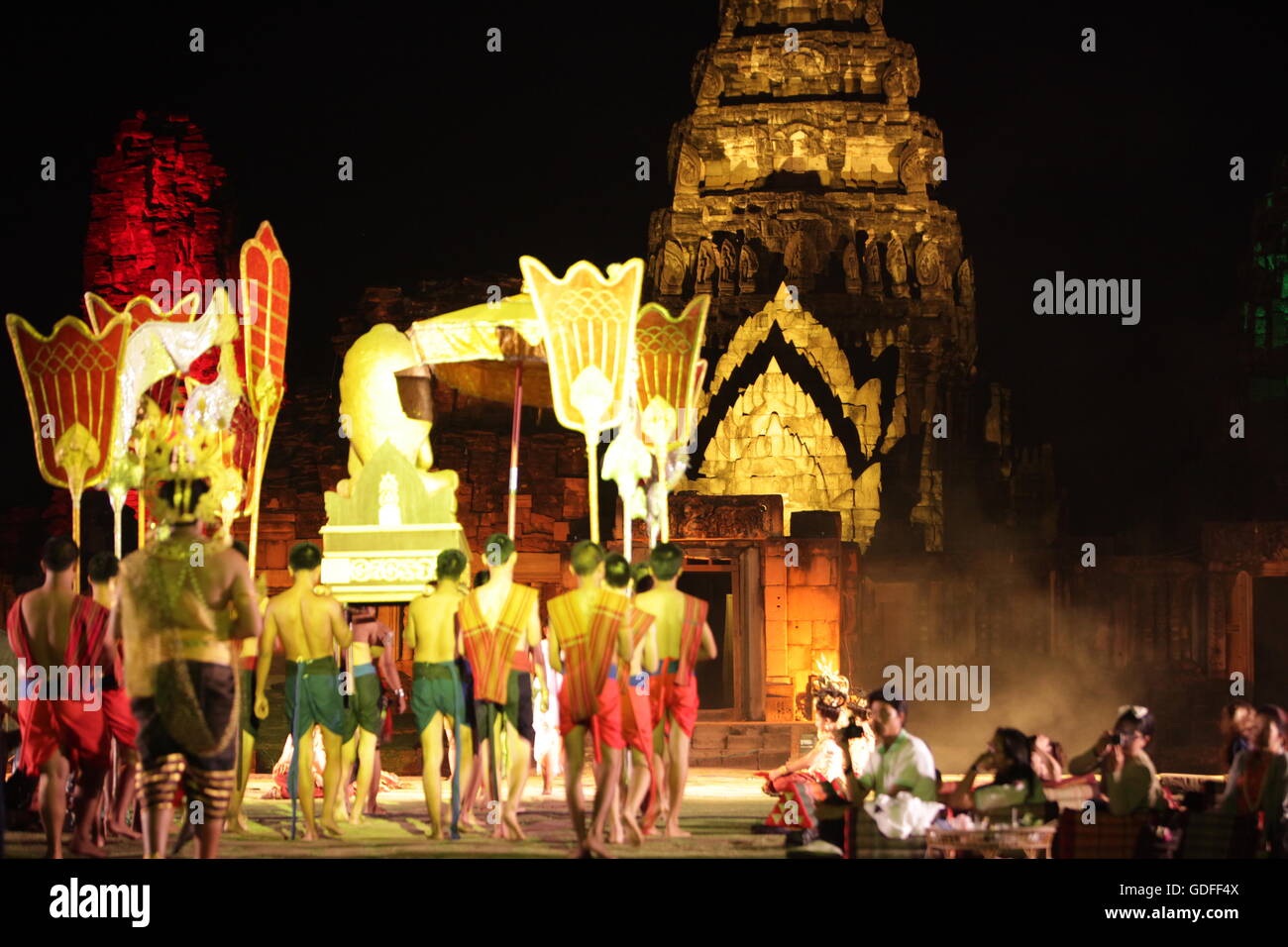 the phimai khmer Temple in the town of Phimai near the city of Khorat ...