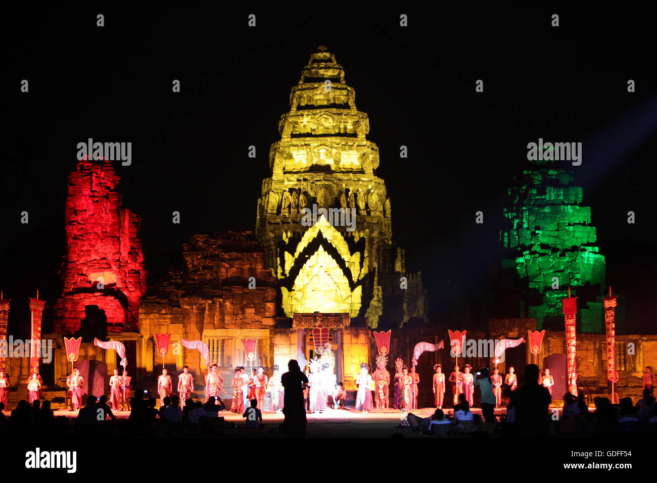 the phimai khmer Temple in the town of Phimai near the city of Khorat ...