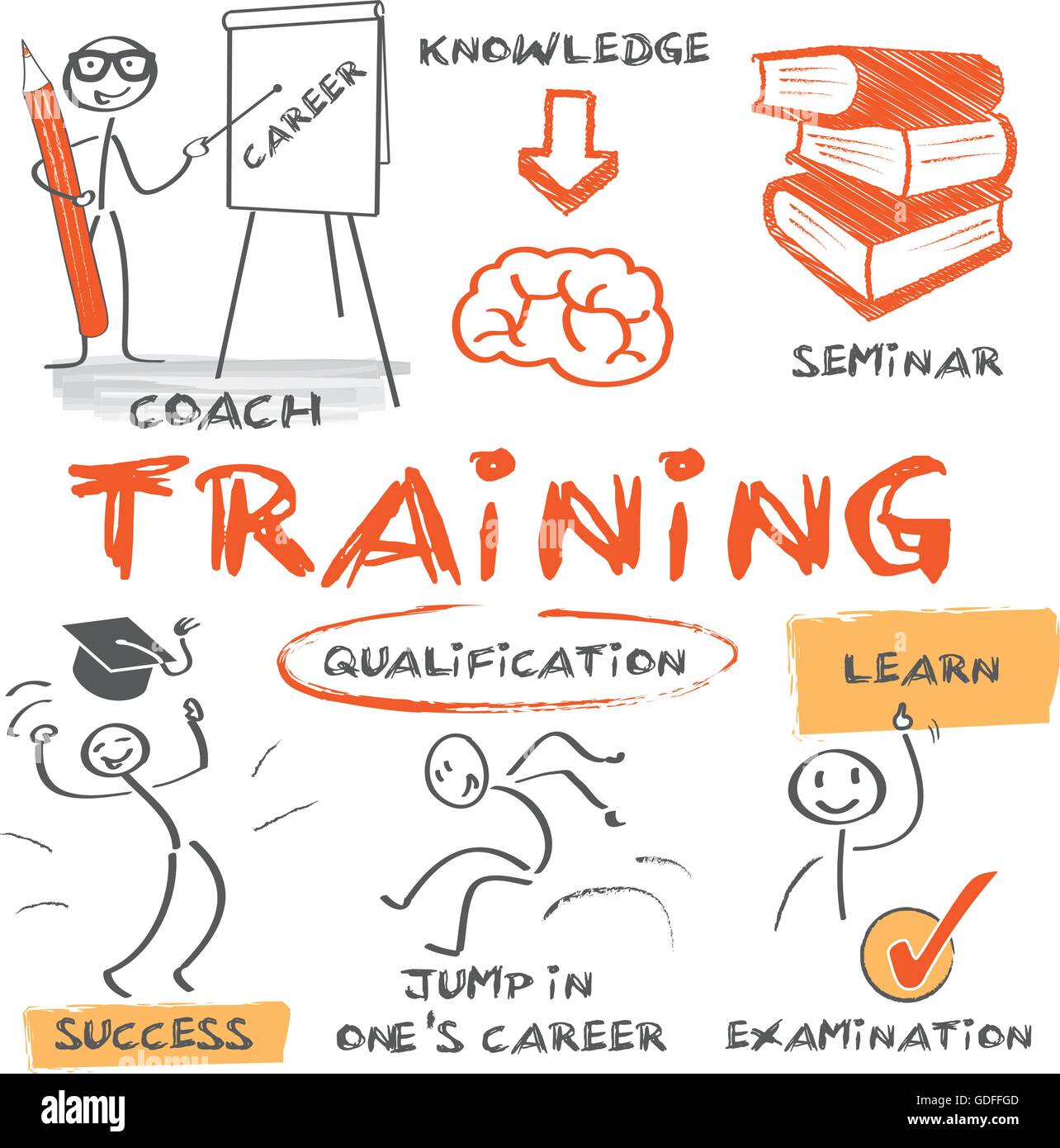 Further education, continuing education concept Stock Vector Image ...