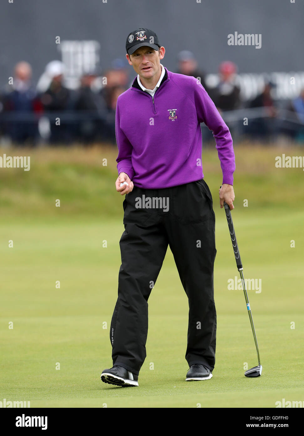 At the royal troon golf club editorial use only hi-res stock ...