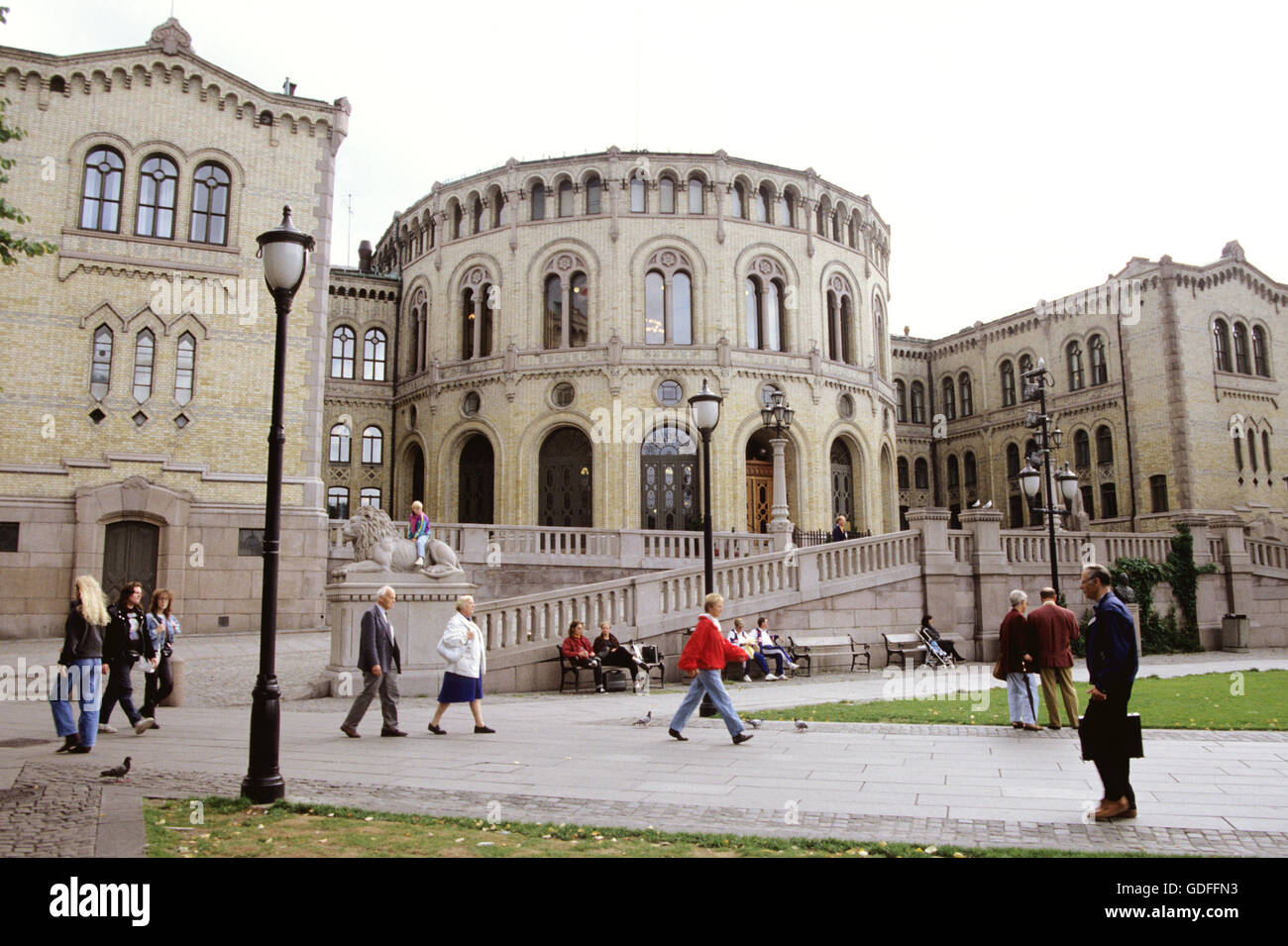 STORTINGET Parliament building in Oslo Norway Stock Photo - Alamy