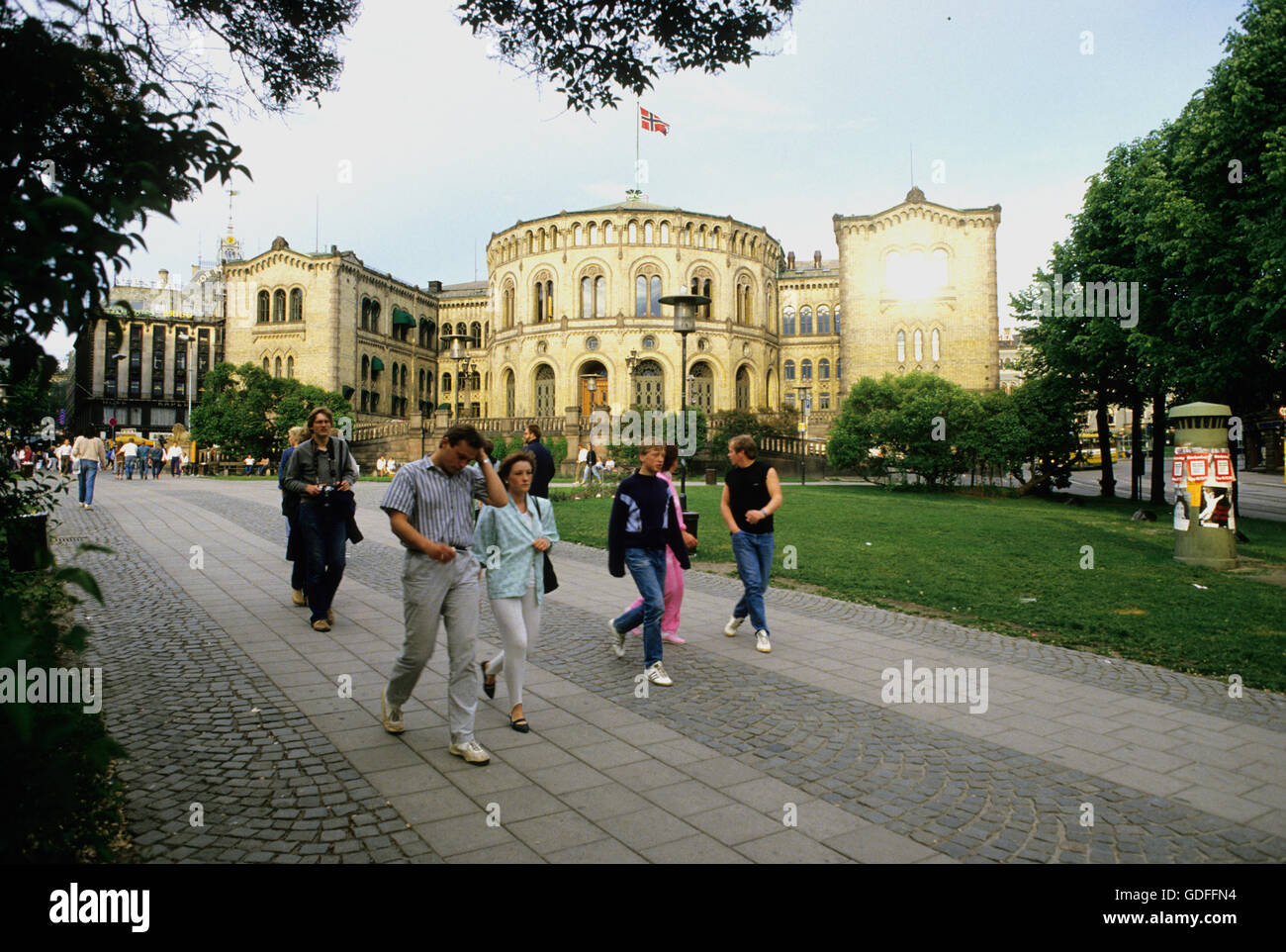 STORTINGET Parliament building in Oslo Norway Stock Photo - Alamy