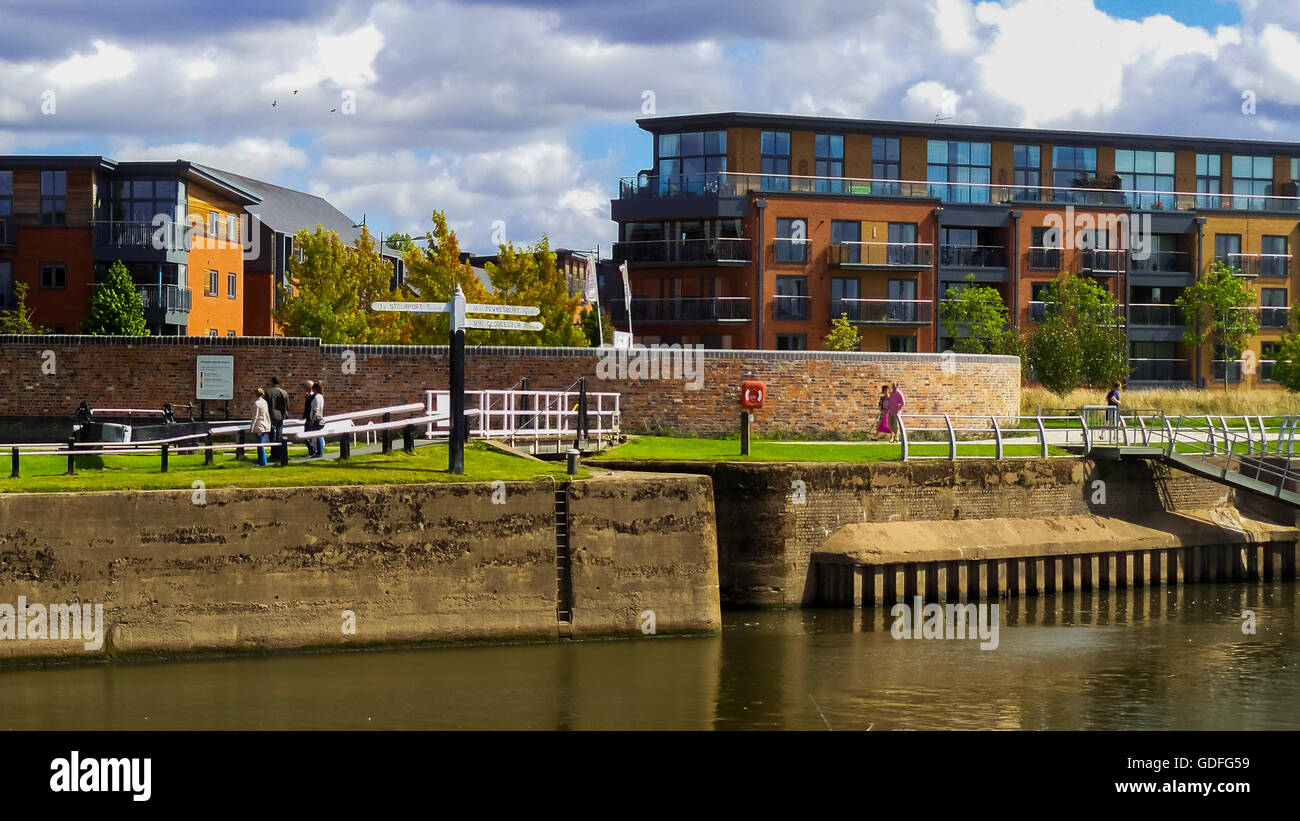 worcester city town worcestershire uk england Stock Photo - Alamy