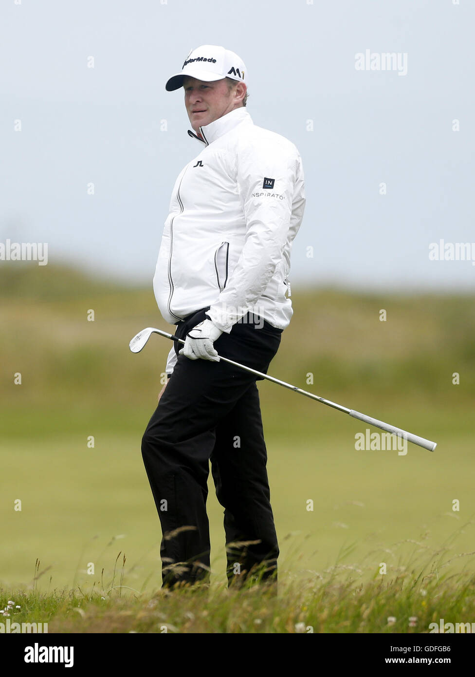Wales' Jamie Donaldson on the fourth fairway during day three of The ...