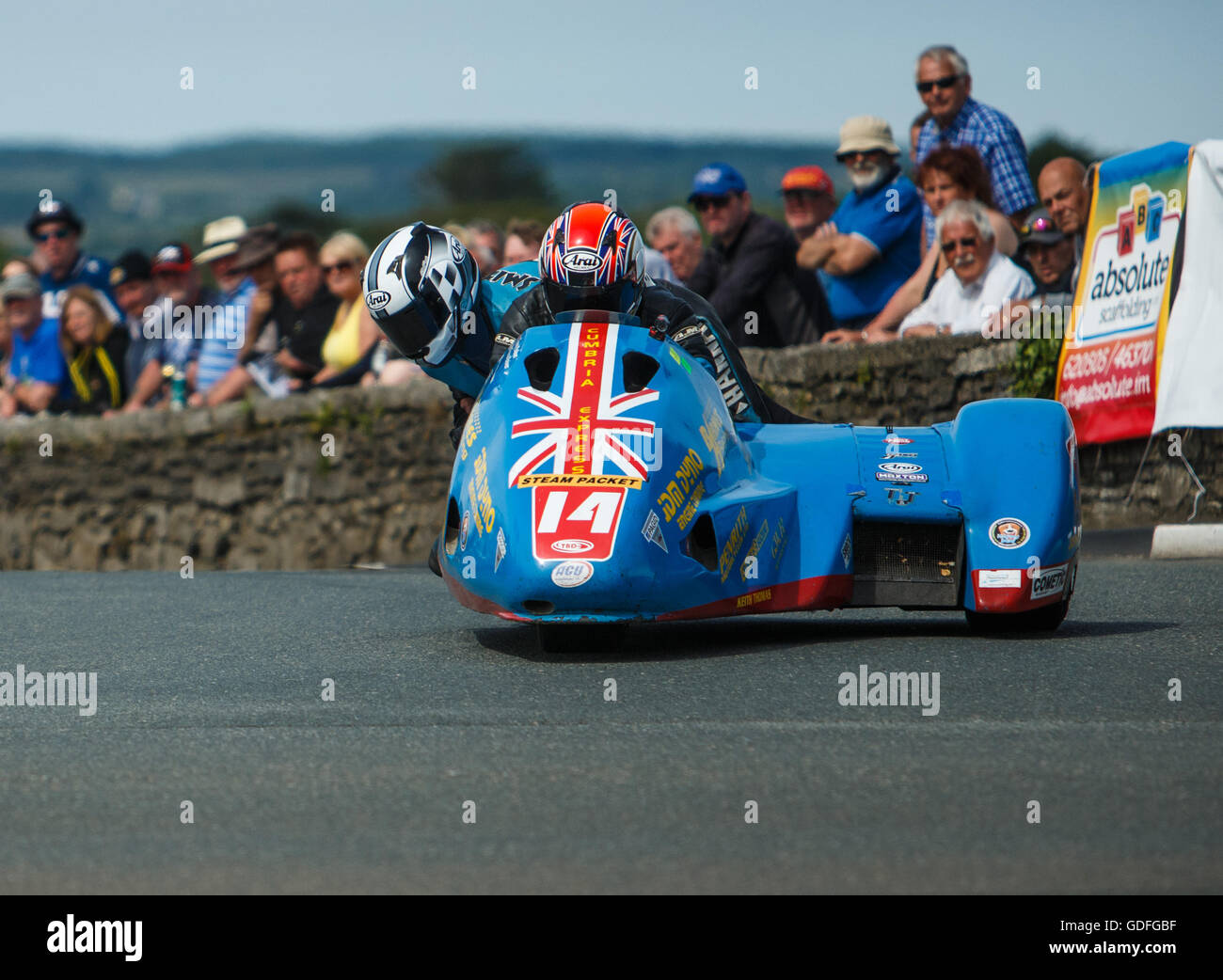 Southern 100 motorbike races hi-res stock photography and images - Alamy