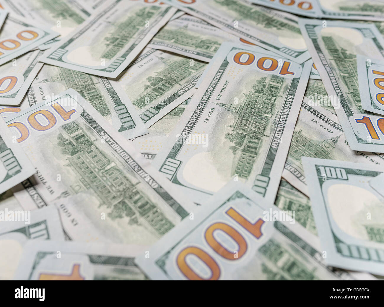 One hundred dollars background. Background paved with hundred dollar bills Stock Photo - Alamy