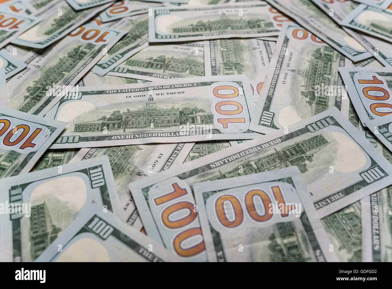 One hundred dollars background. Background paved with hundred dollar ...