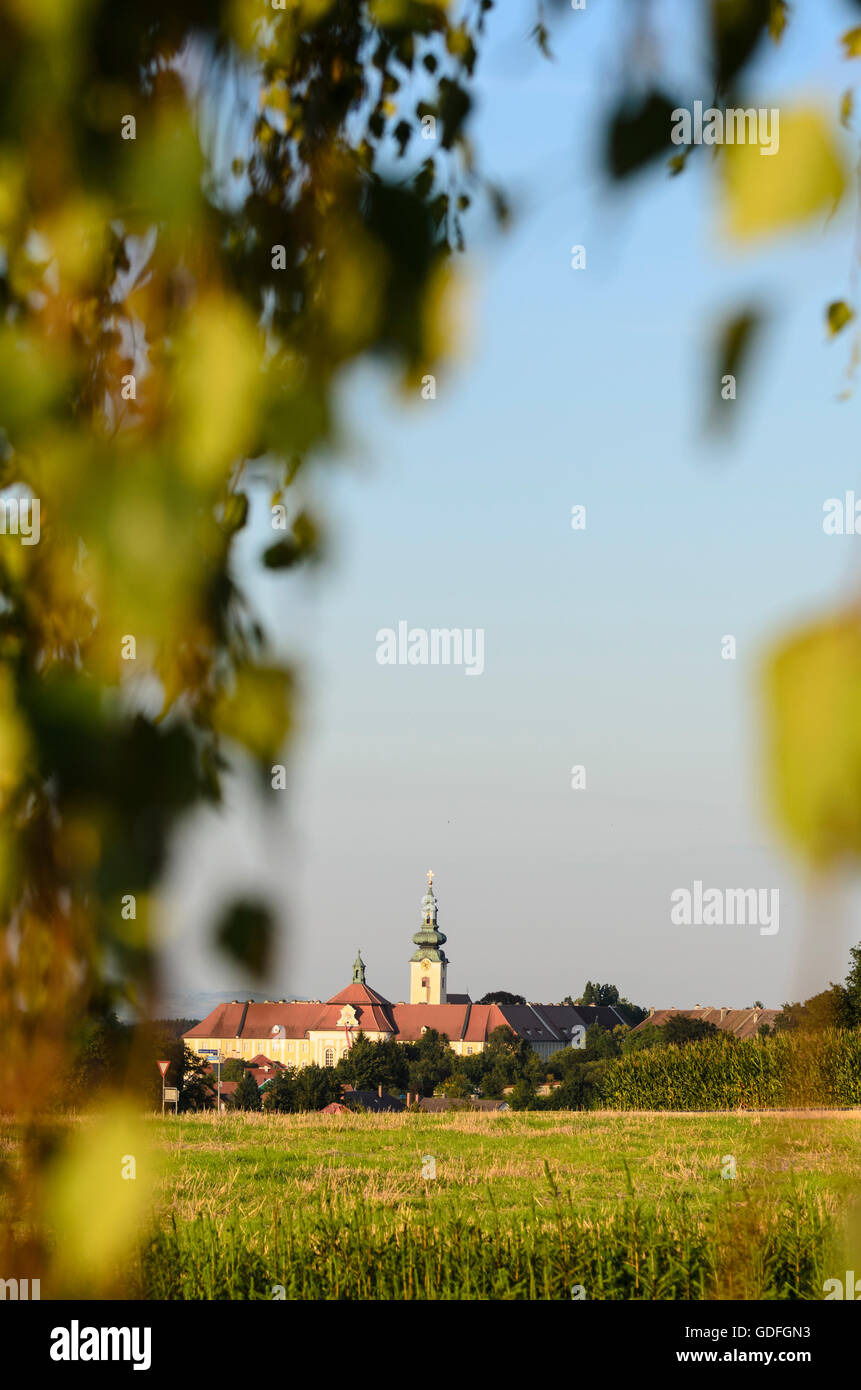 Seitenstetten monastery behind a birch hi-res stock photography and ...