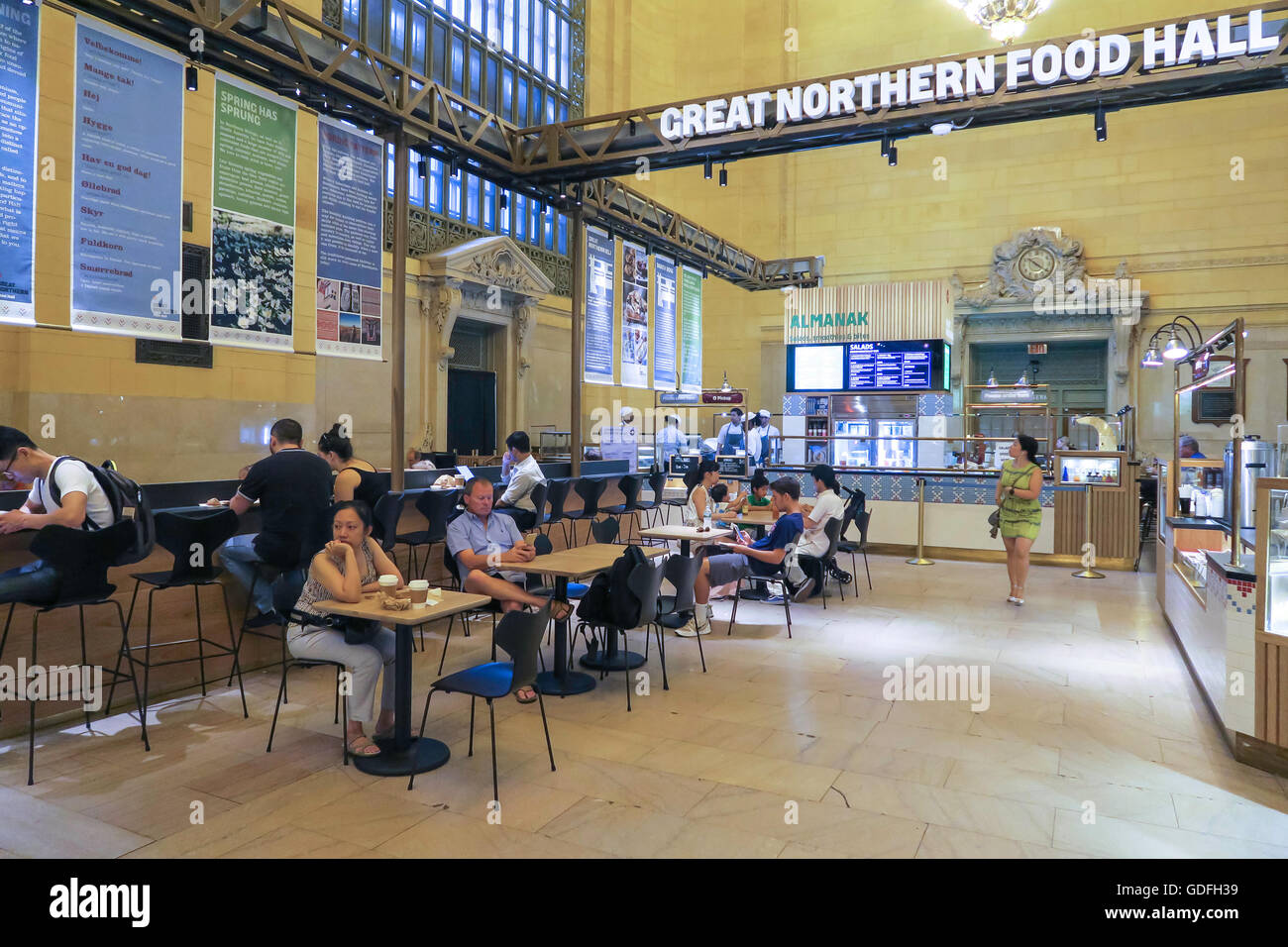 The Great Northern Food Hall is located in Vanderbilt Hall in Grand ...