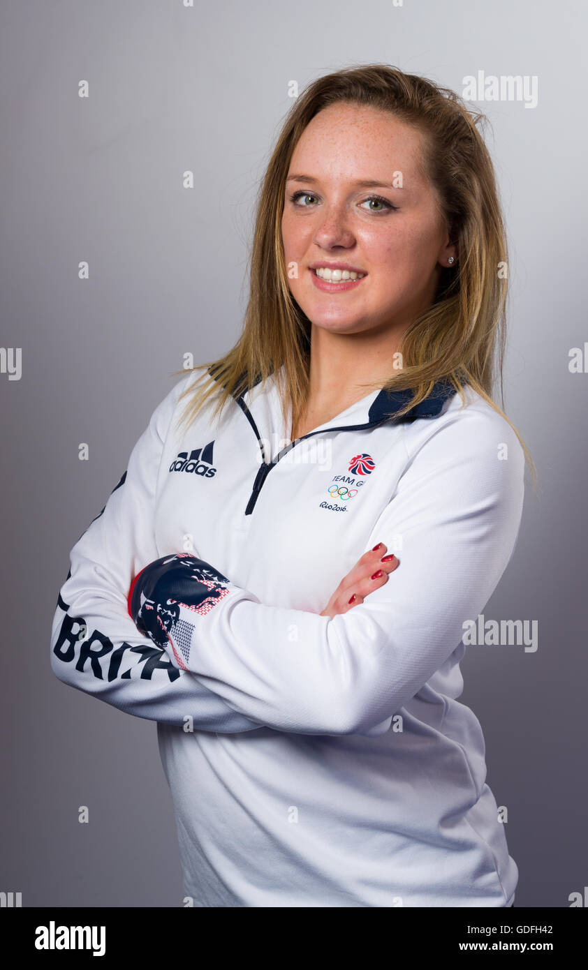 Amy Tinkler during the Team GB Kitting Out session at the NEC ...
