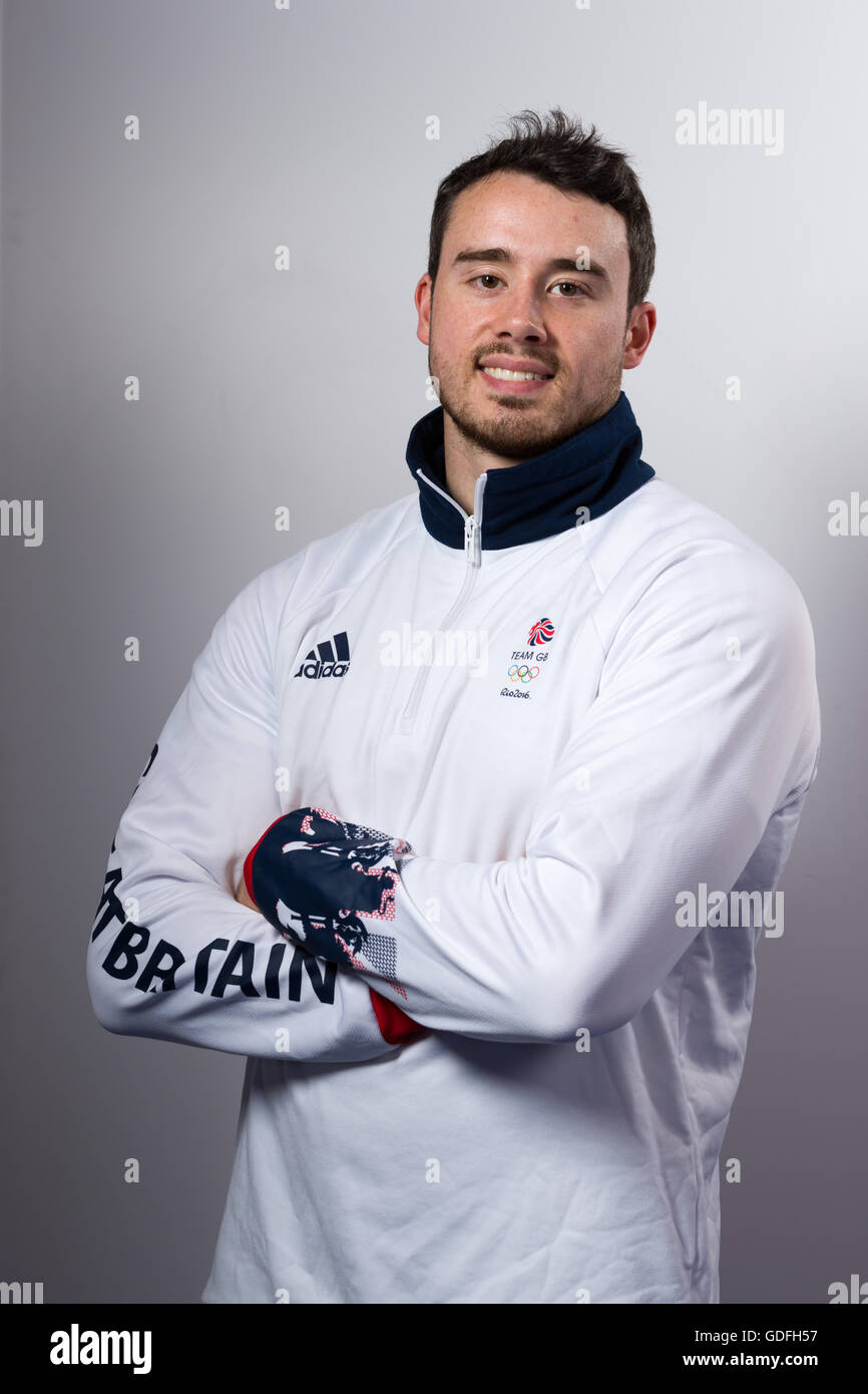 Kristian Thomas during the Team GB Kitting Out session at the NEC ...