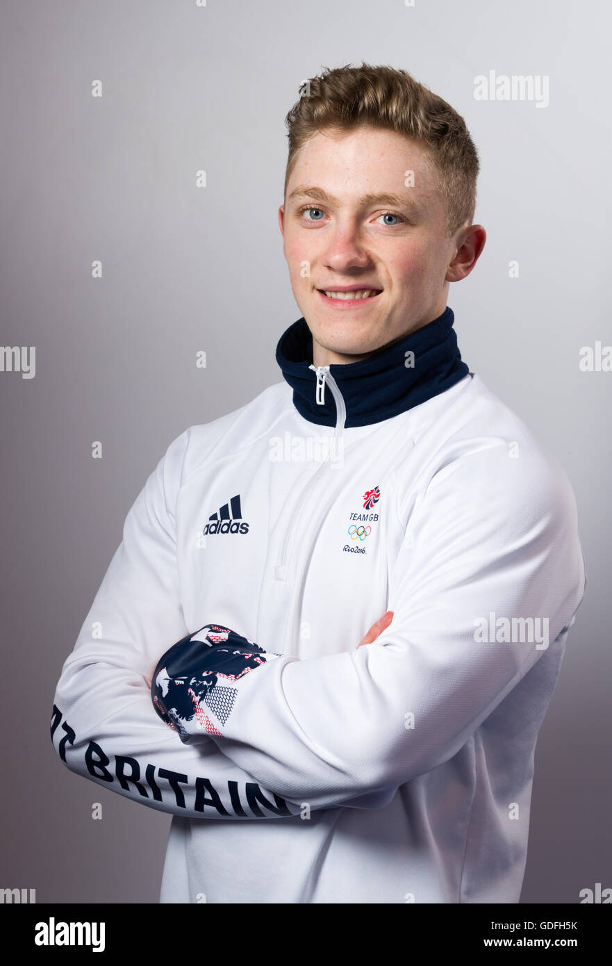 Nile Wilson during the Team GB Kitting Out session at the NEC ...
