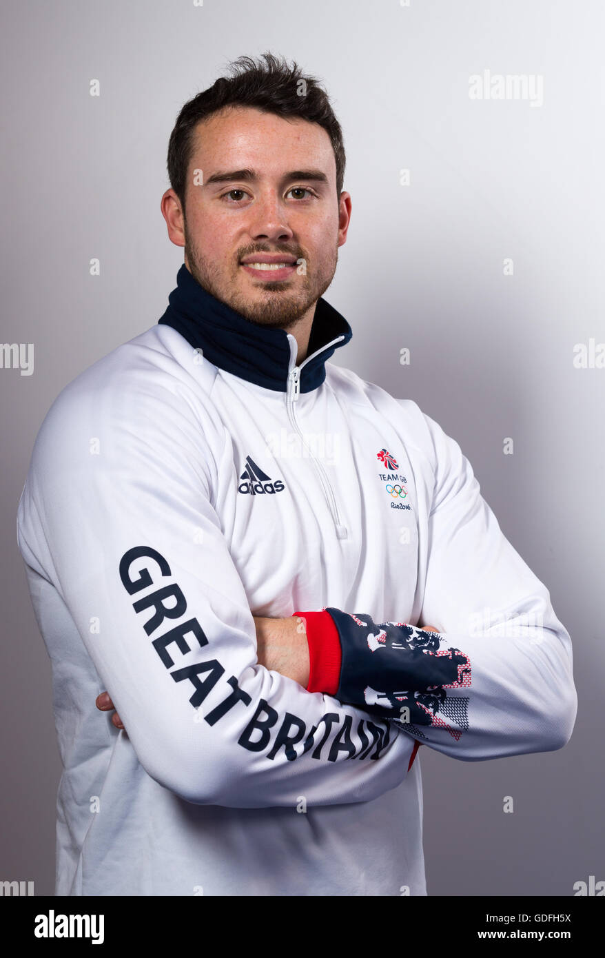 Kristian Thomas during the Team GB Kitting Out session at the NEC ...