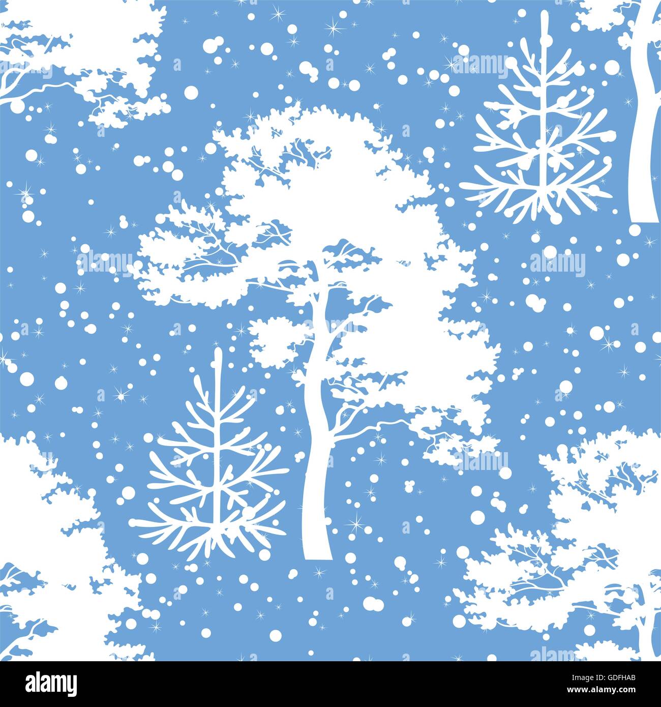 Silhouettes christmas trees spruce Stock Vector Images - Alamy
