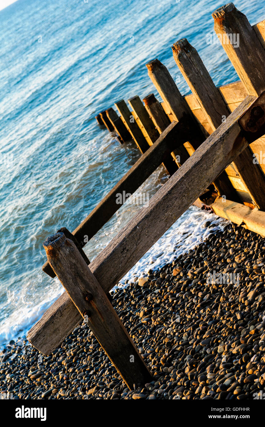 Timber breakwater hi-res stock photography and images - Alamy