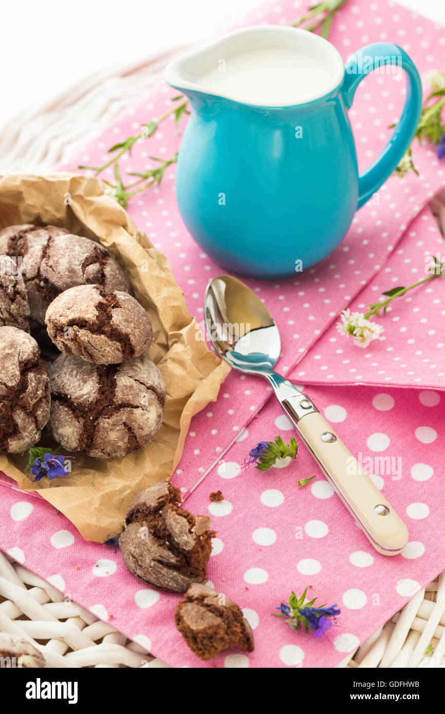 Pitcher milk cookies hi-res stock photography and images - Alamy