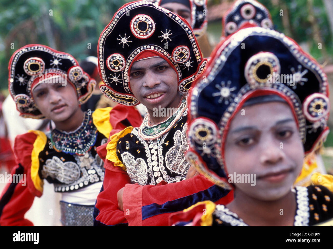 a traditional Festival in December in the town of Dalawella at the ...