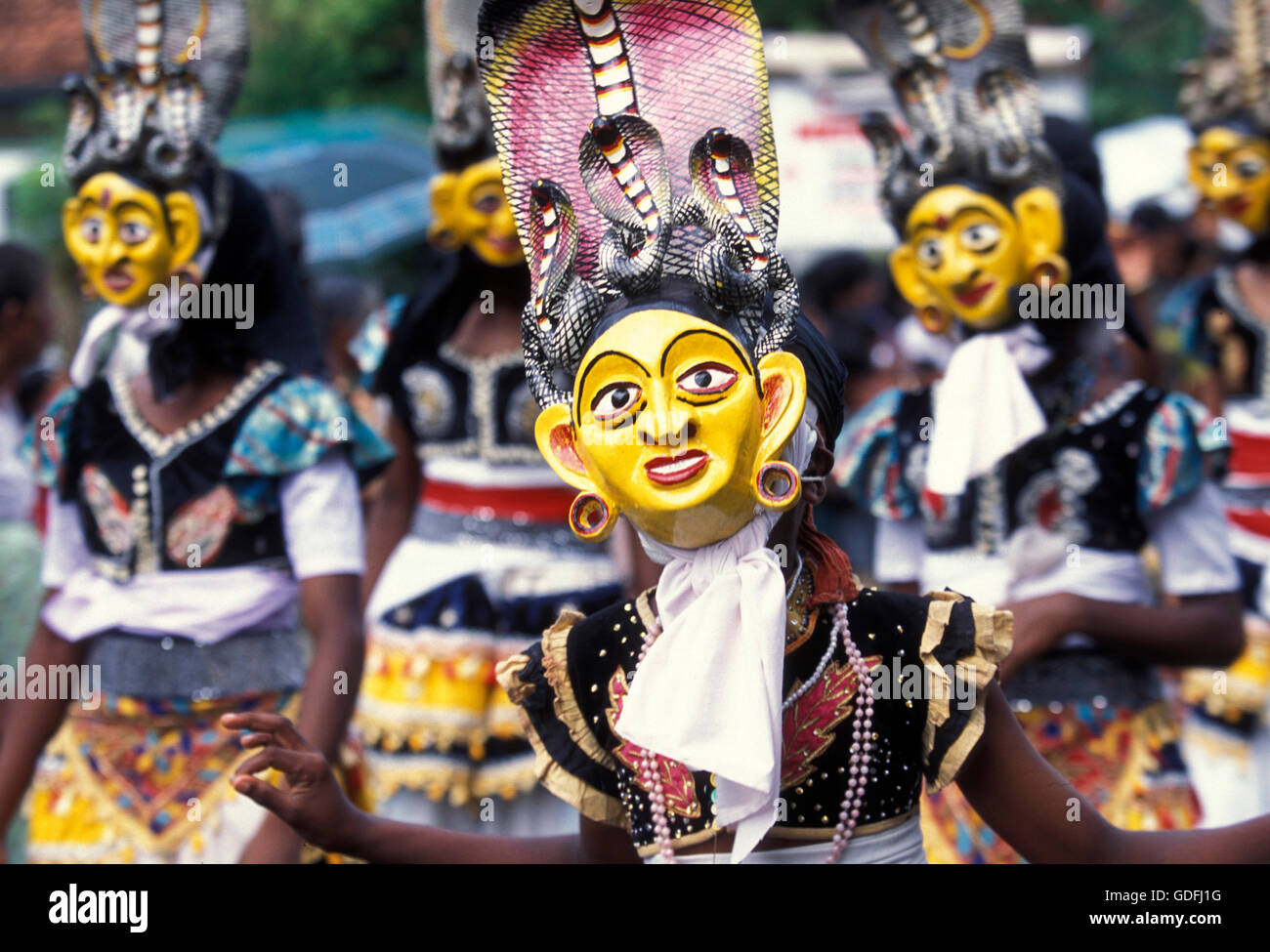 a traditional Festival in December in the town of Dalawella at the ...