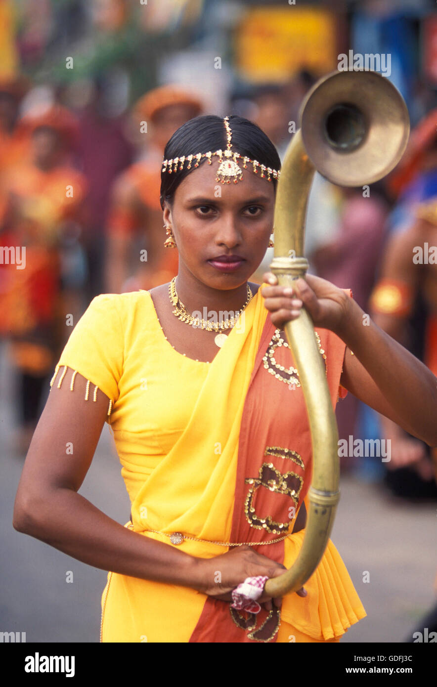 a traditional Festival in December in the town of Dalawella at the ...
