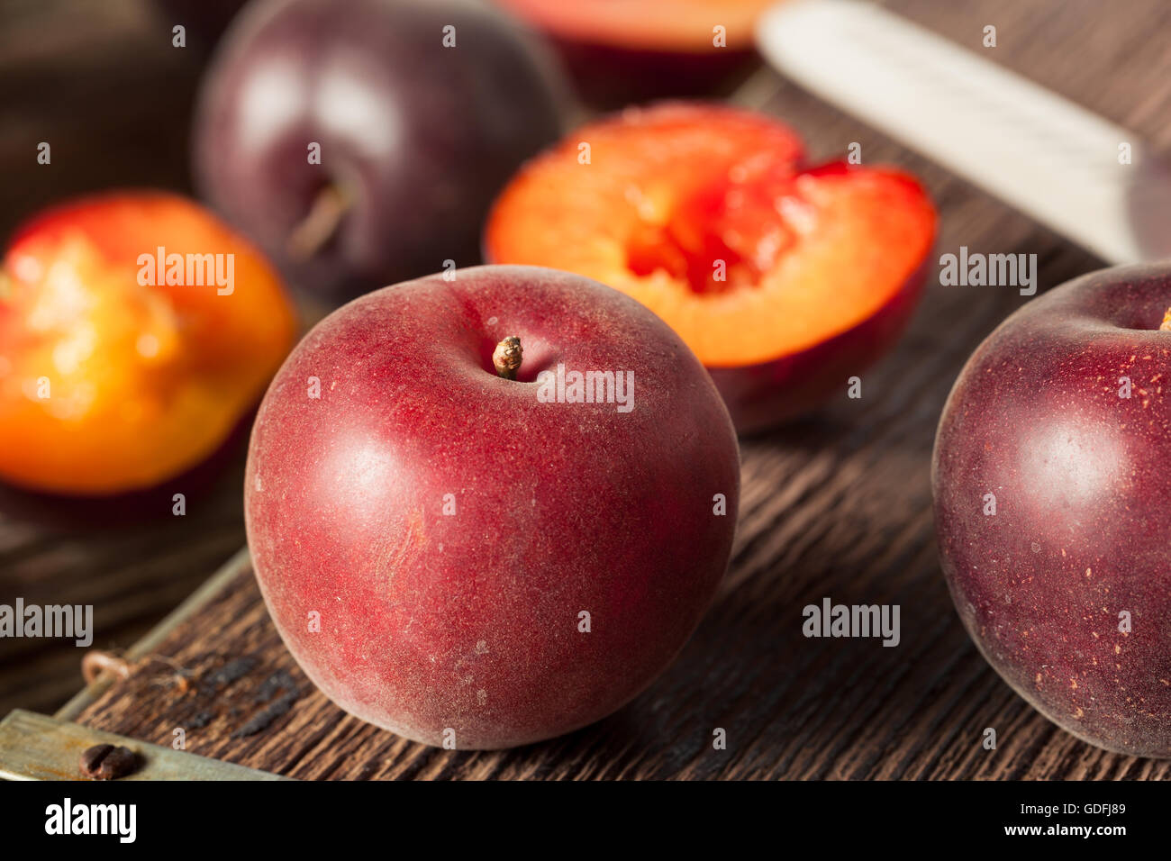 Raw Organic Black Apricot Fruit Ready to Eat Stock Photo - Alamy