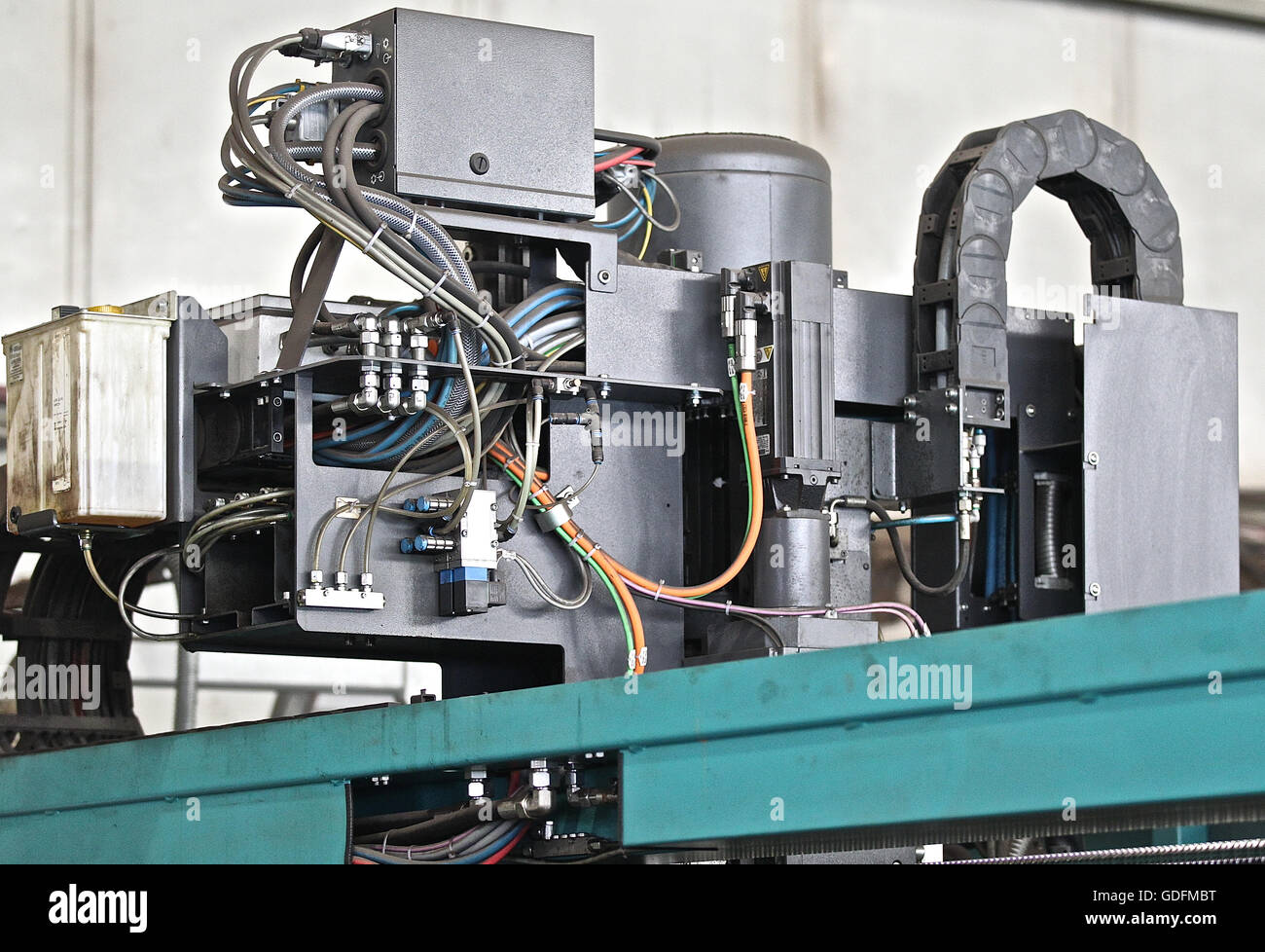 elements of the machine for complex shape cutting of sheet metal Stock ...