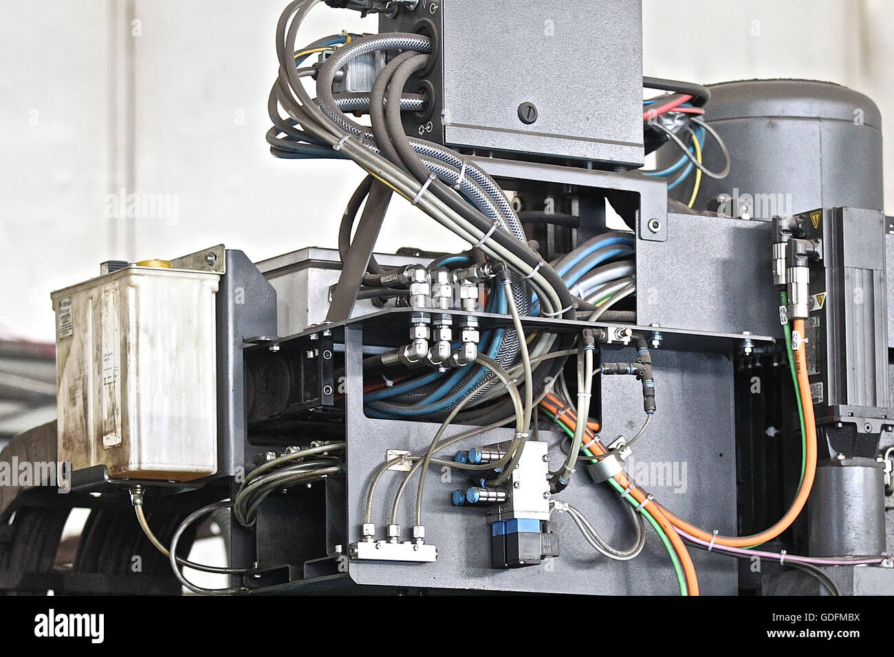 elements of the machine for complex shape cutting of sheet metal Stock ...