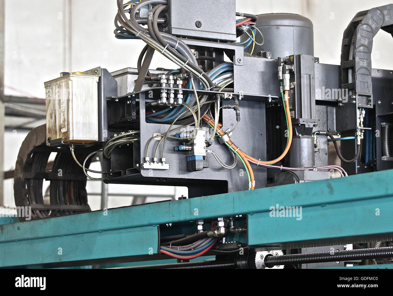elements of the machine for complex shape cutting of sheet metal Stock ...