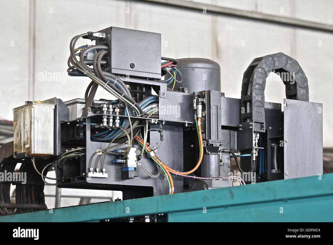 elements of the machine for complex shape cutting of sheet metal Stock ...