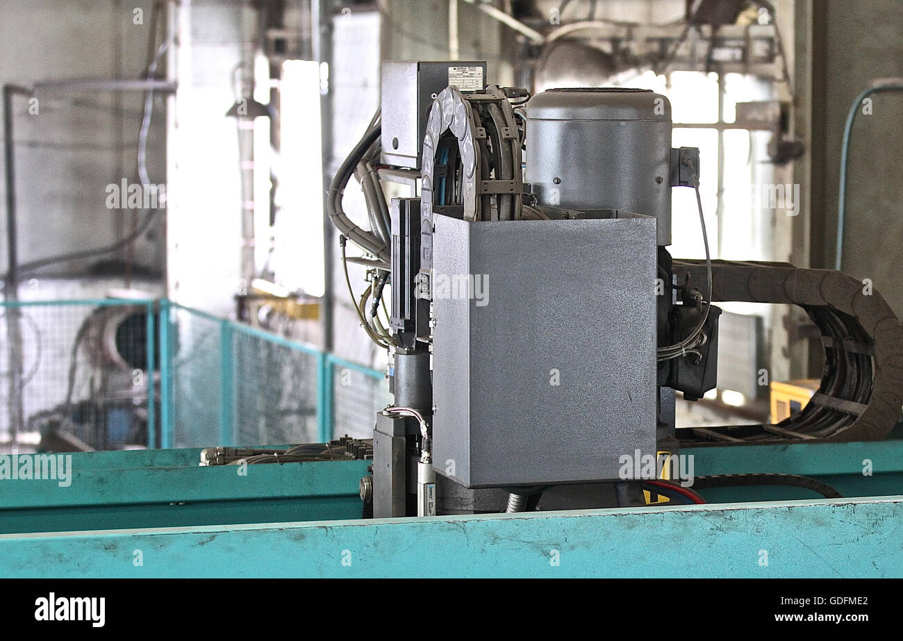 elements of the machine for complex shape cutting of sheet metal Stock ...