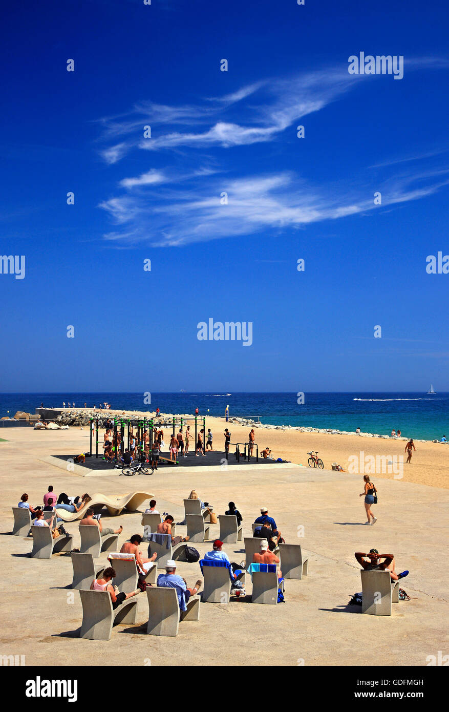 Barcelona beach hi-res stock photography and images - Alamy