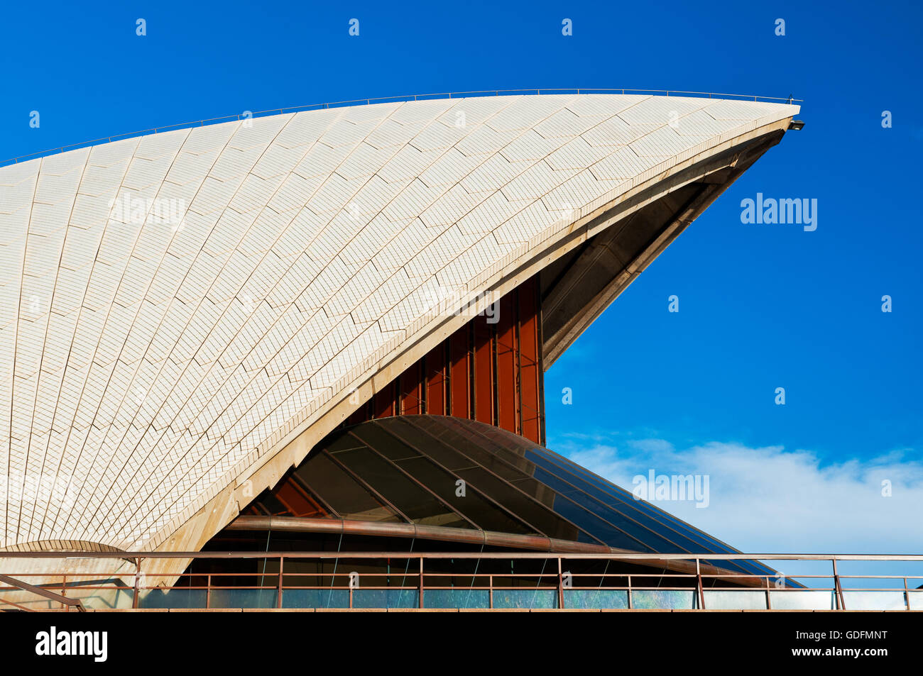One of the many sails of Sydney Opera House Stock Photo - Alamy