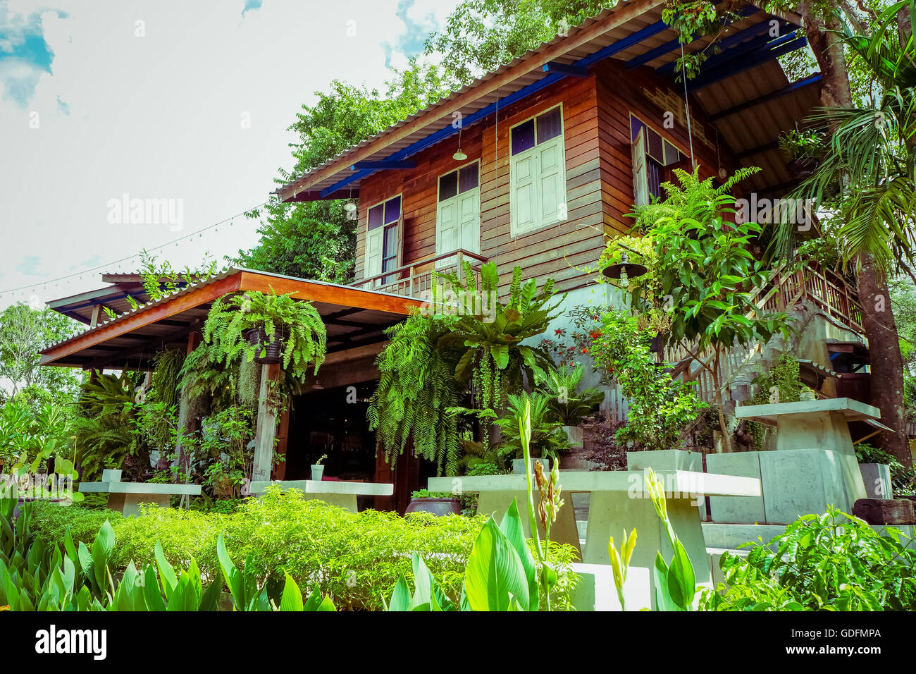 House in rural Thailand Stock Photo - Alamy