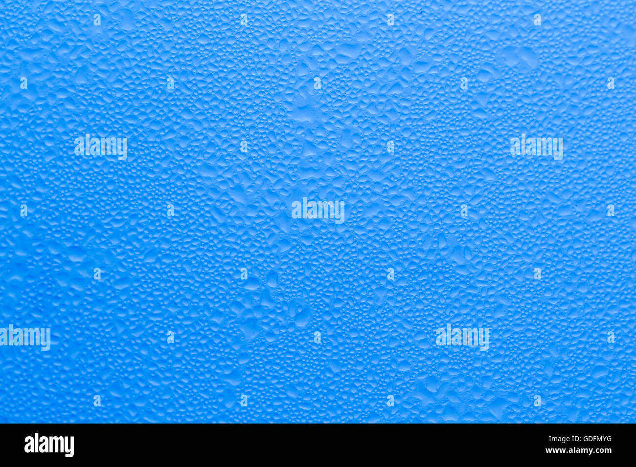 blue background of water drops Stock Photo - Alamy