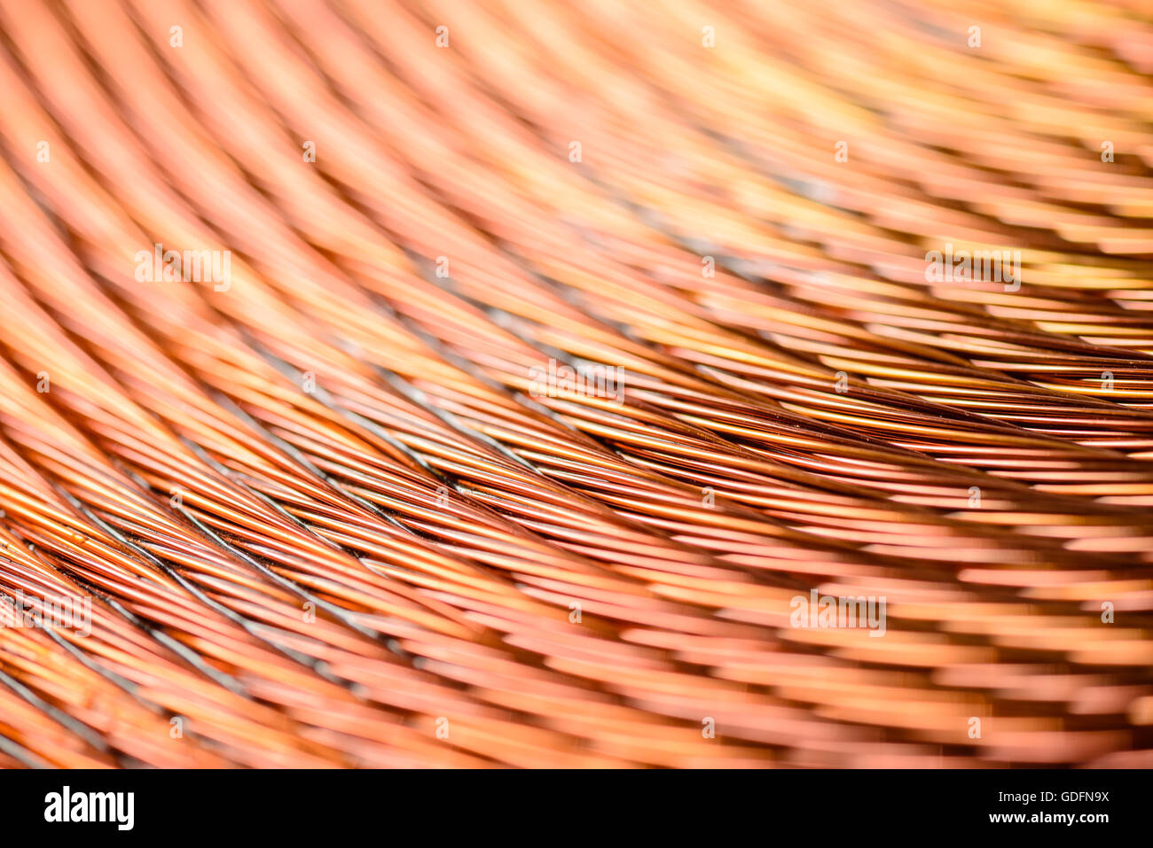 background of copper coil Stock Photo - Alamy