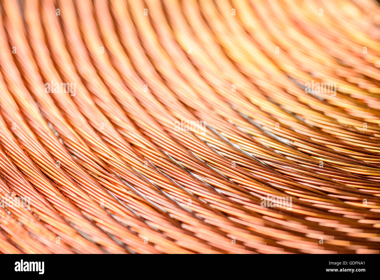 background of copper coil Stock Photo - Alamy