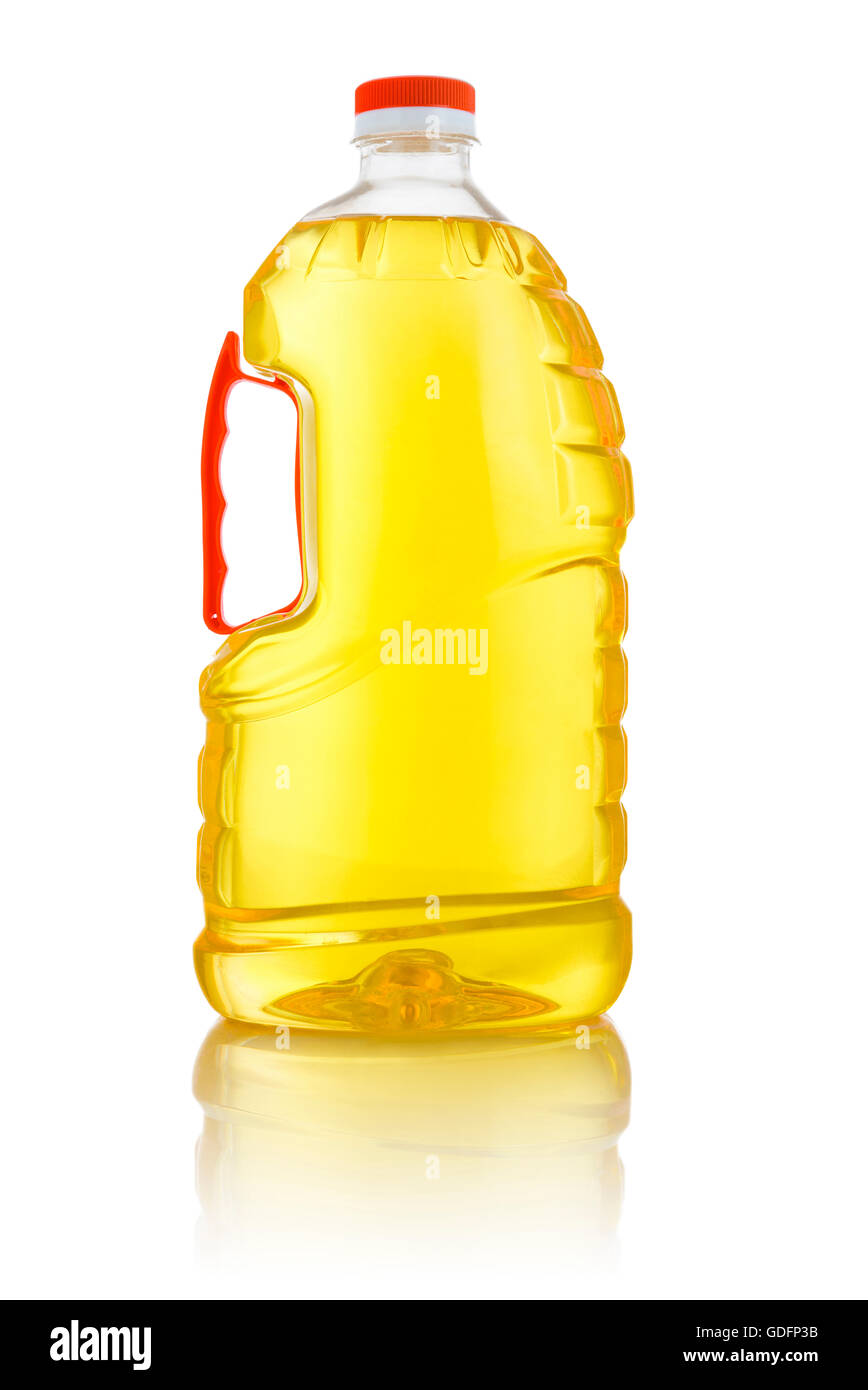Large Corn Cooking Oil Bottle Isolated on White Background Stock Photo ...