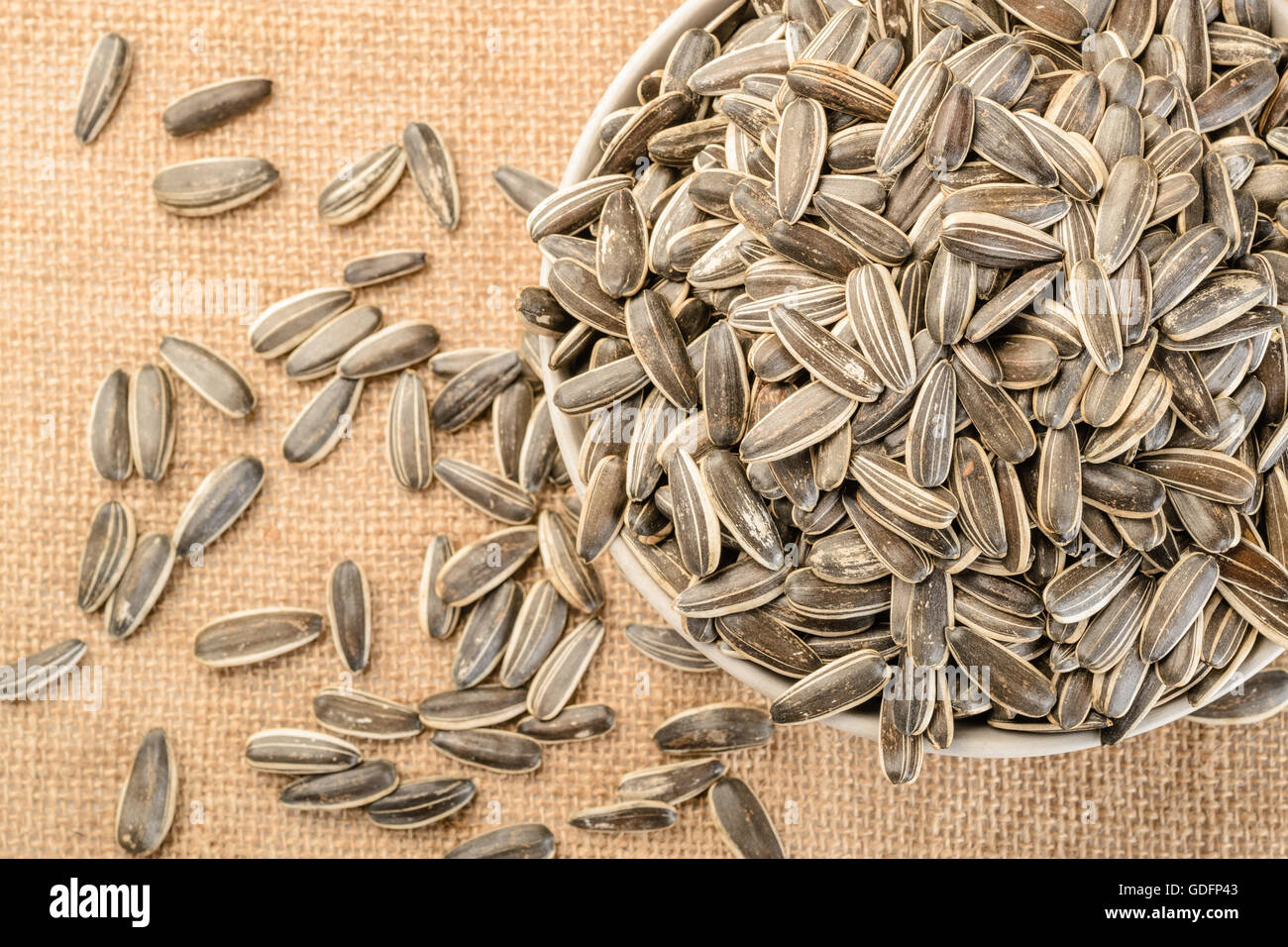 baked sunflower seeds in the bowl Stock Photo - Alamy