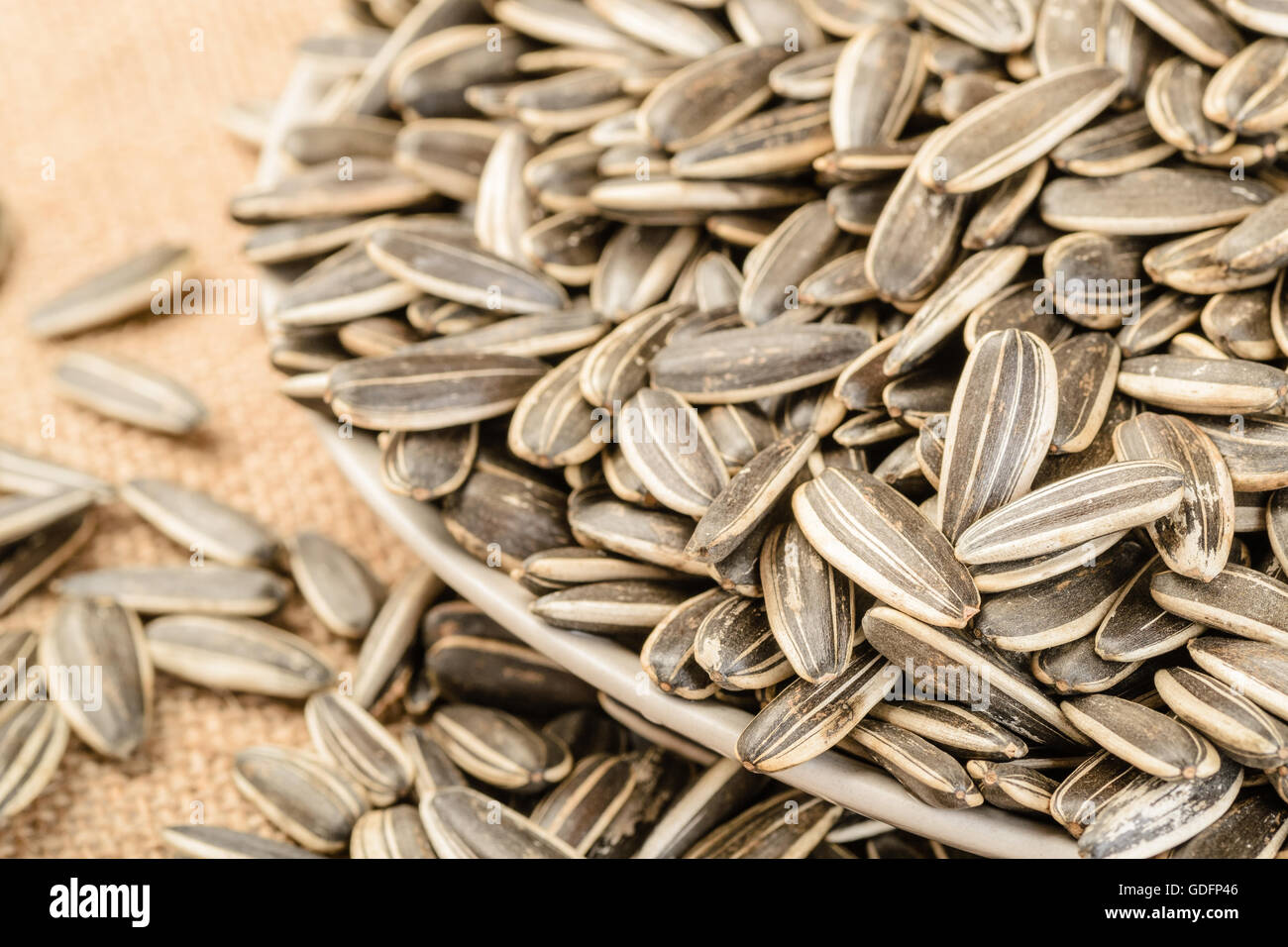 baked sunflower seeds in the bowl Stock Photo - Alamy