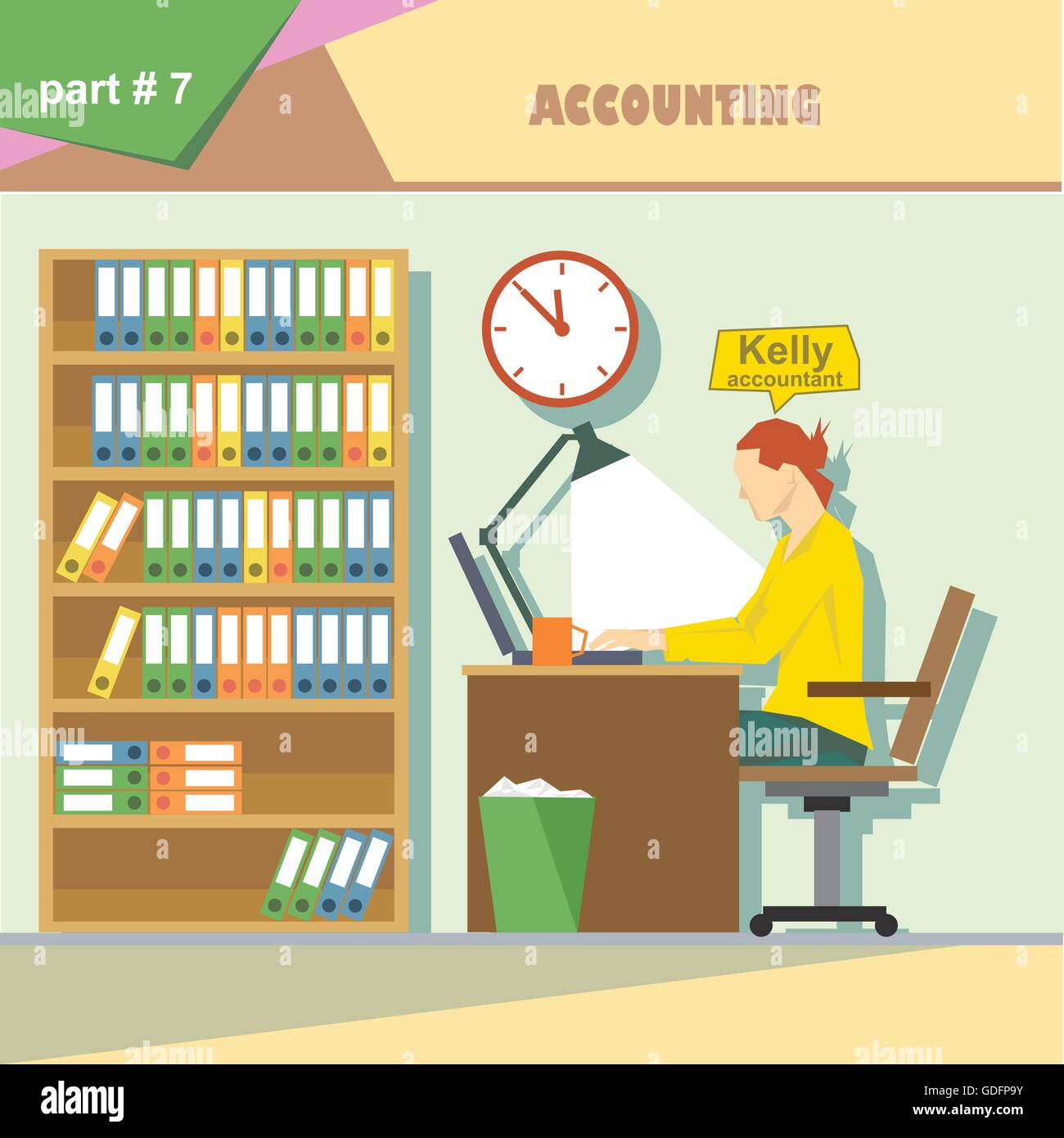 Accountant team Stock Vector Images - Alamy