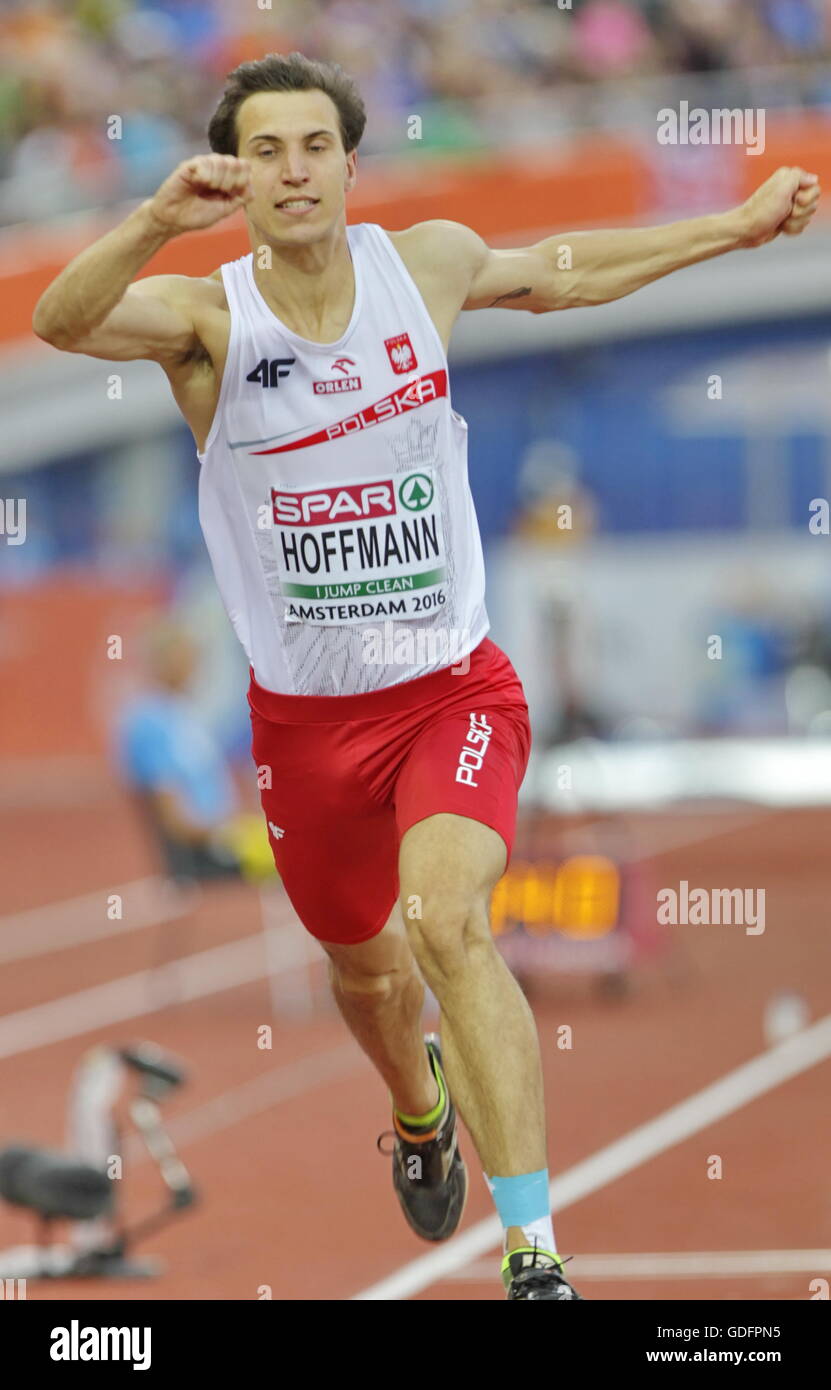 Amsterdam, Netherlands July 09, 2016 Karol Hoffmann 2th Triple jump to ...