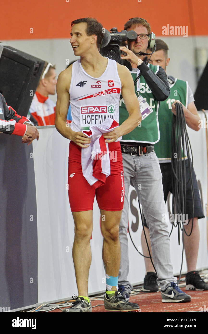 Amsterdam, Netherlands July 09, 2016 Karol Hoffmann 2th Triple jump to ...
