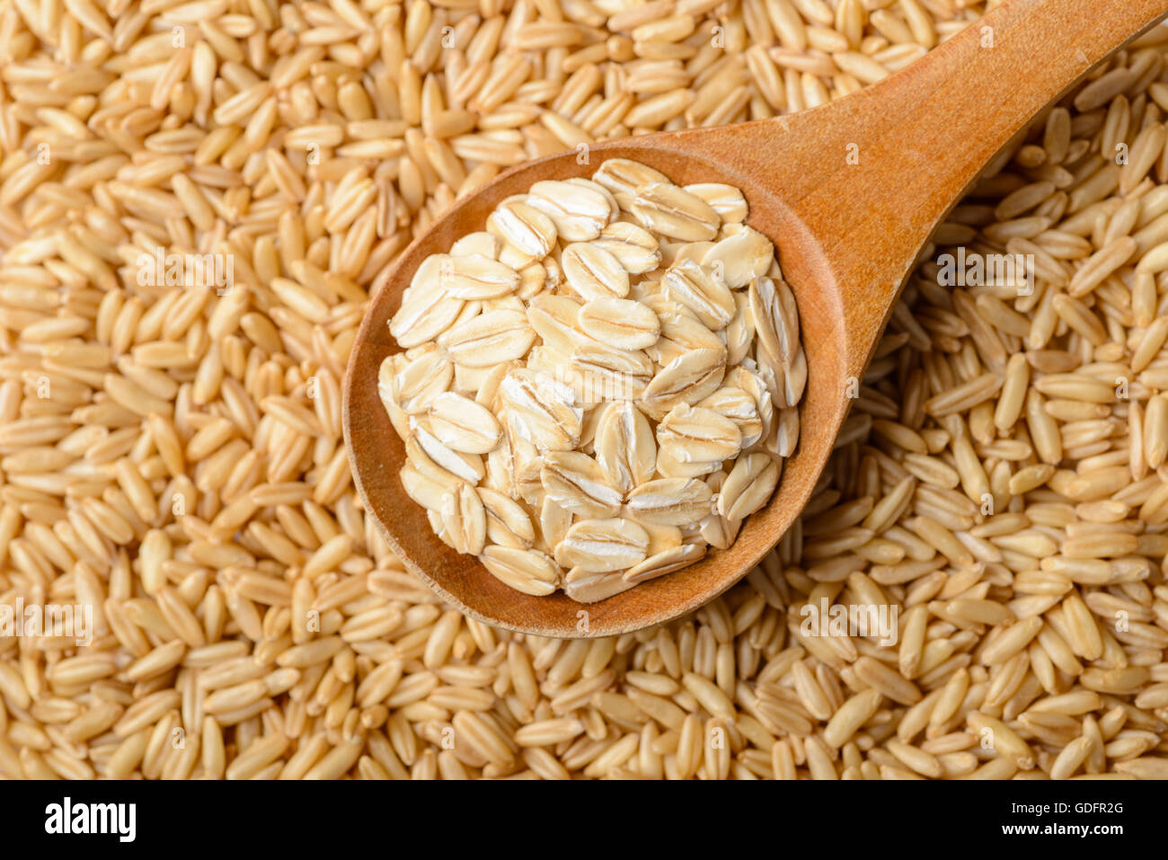 oatmeal and oat, close up Stock Photo - Alamy