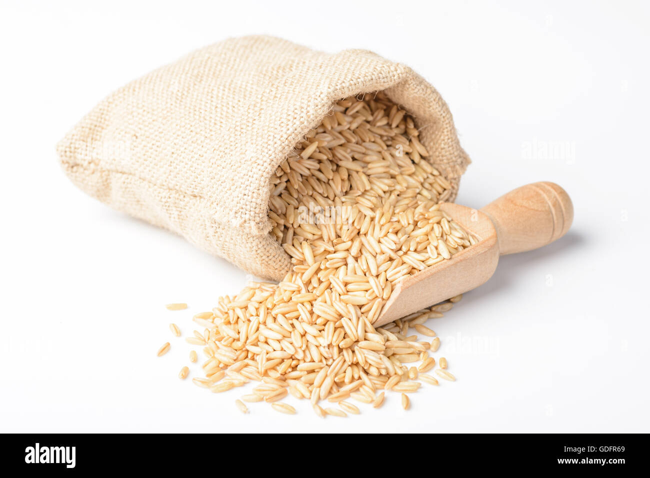 oats on the white background Stock Photo - Alamy