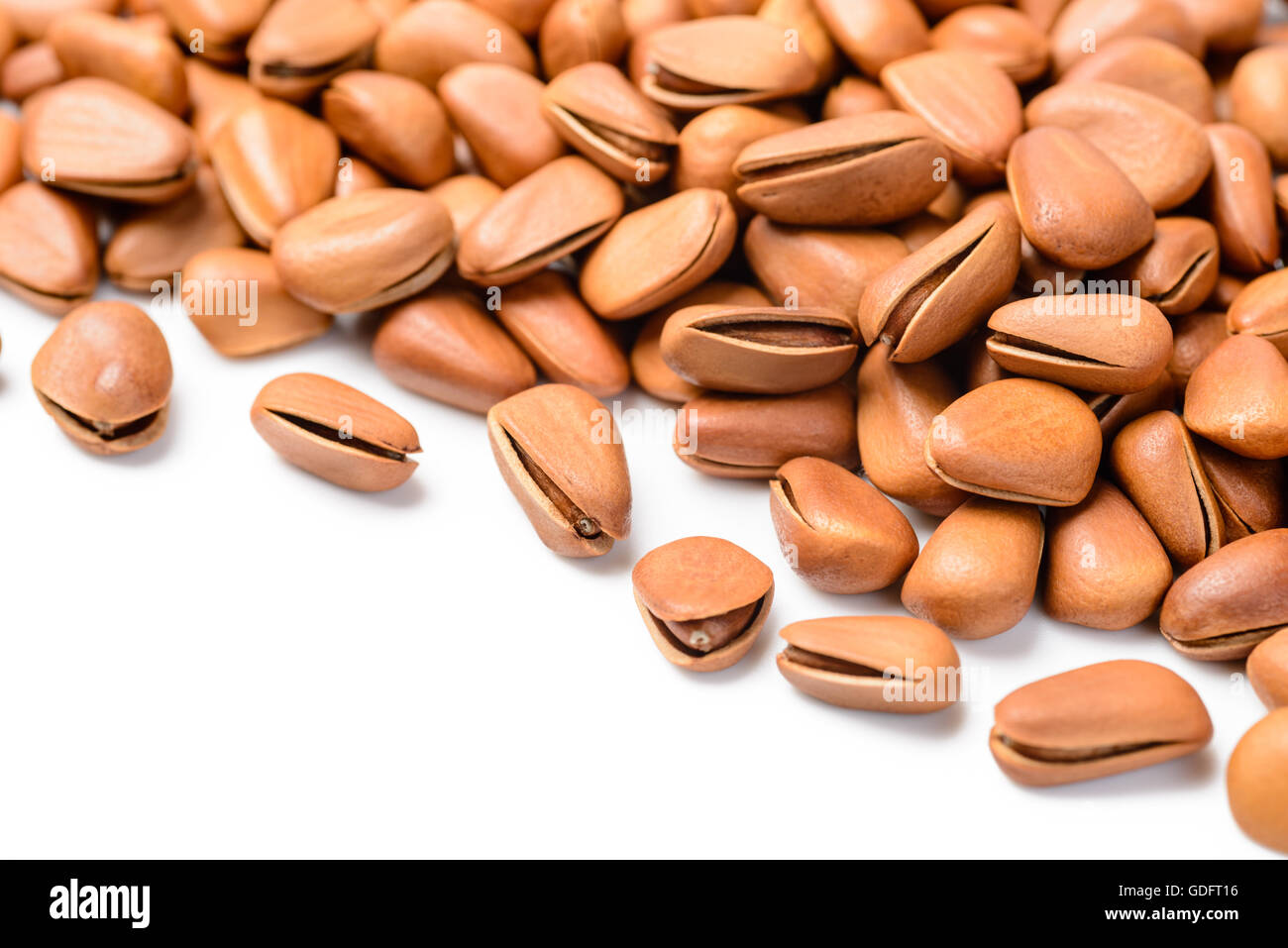 food background of pine nuts Stock Photo - Alamy