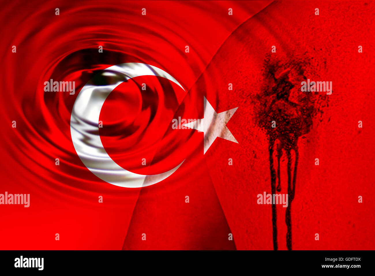flag of Turkey Stock Photo - Alamy