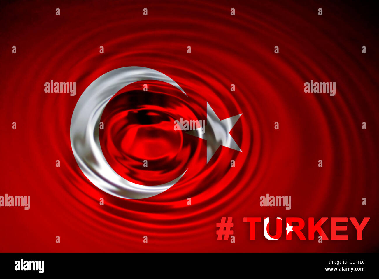 Flag turkey graphic hi-res stock photography and images - Alamy