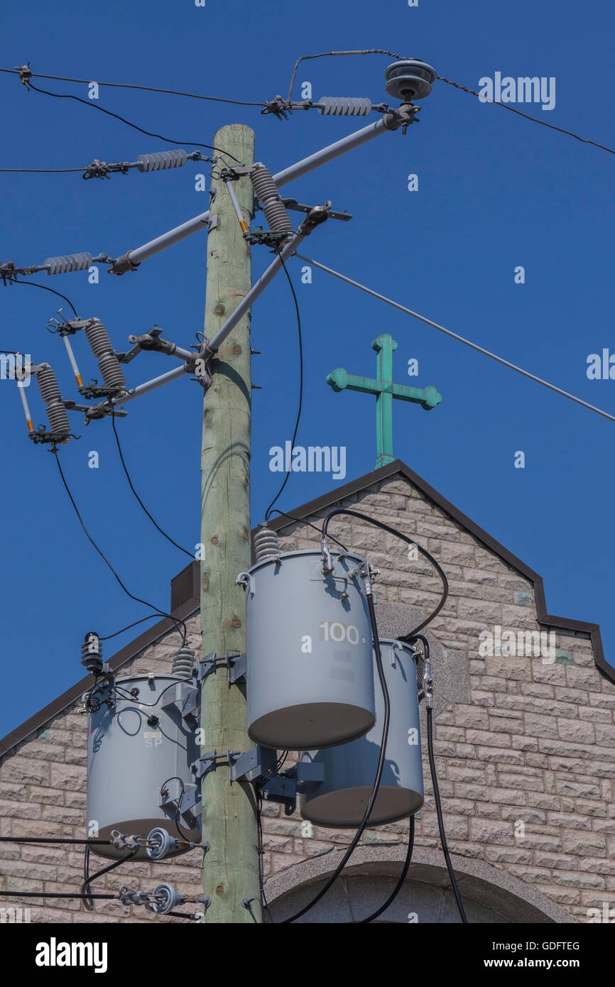 Man made electrical environment Stock Photo - Alamy