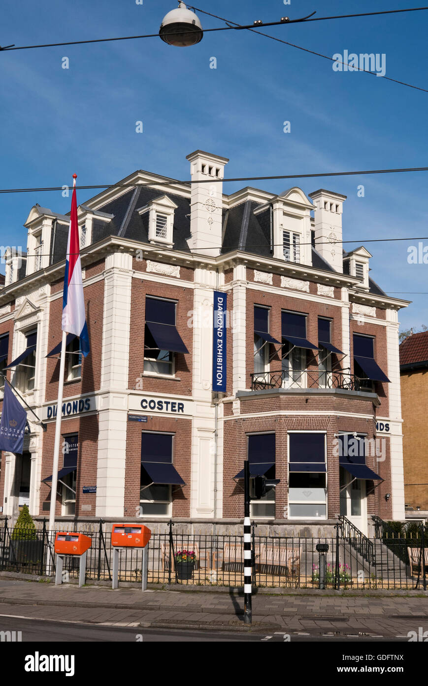 The famous Coster Diamond museum and factory in Amsterdam, Holland ...