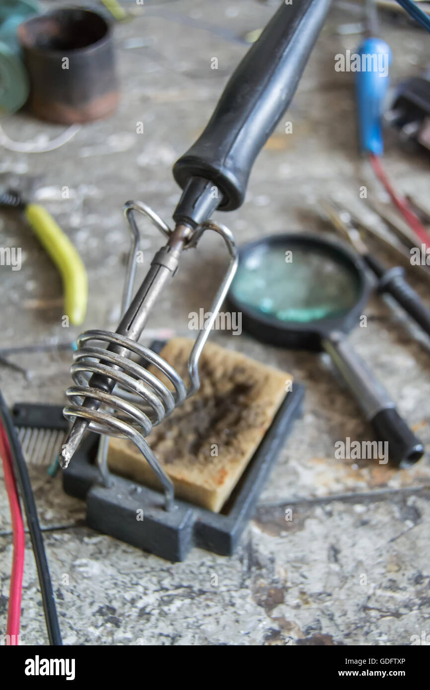 Soldering detail hi-res stock photography and images - Alamy